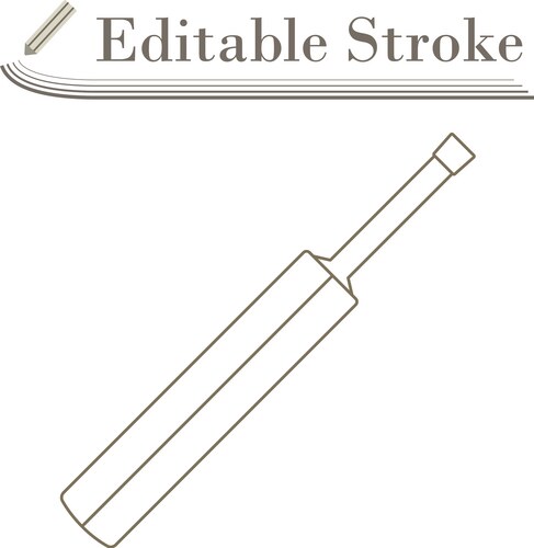 Cricket Bat Outline Vector Images (over 1,300)