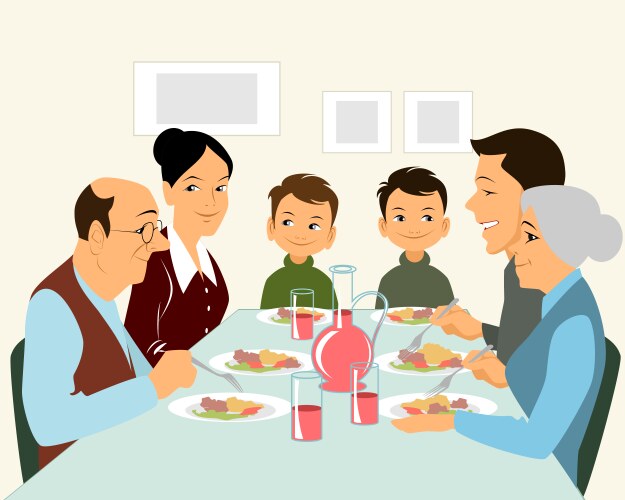 Dinner Cartoon Vector Images (over 100,000)