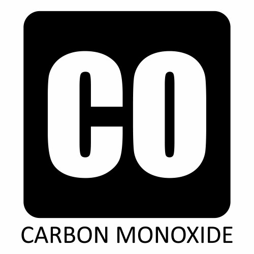 Carbon Monoxide Molecular Structure Royalty Free Vector