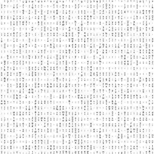 Binary matrix code computer data stream digital Vector Image