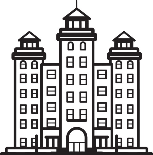 Architectural Drawing Building Elevation Plan Vector Images (over 180)