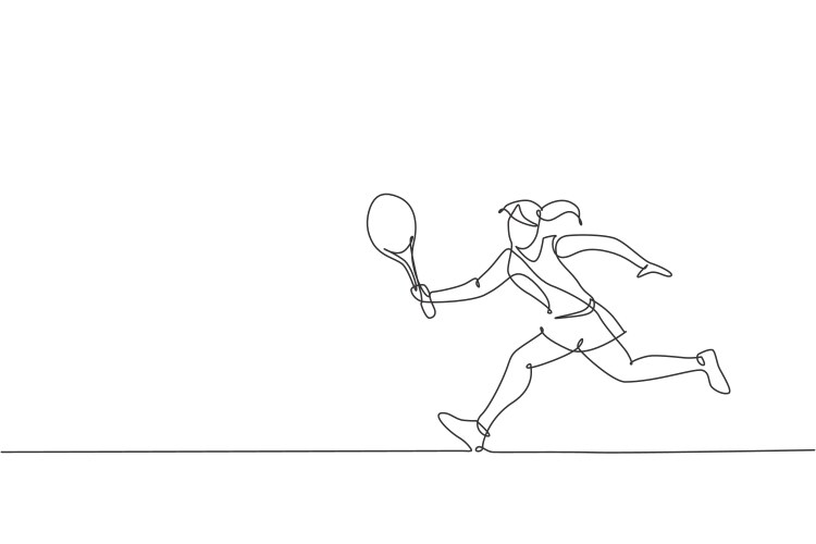 Happy family continuous line drawing isolated Vector Image