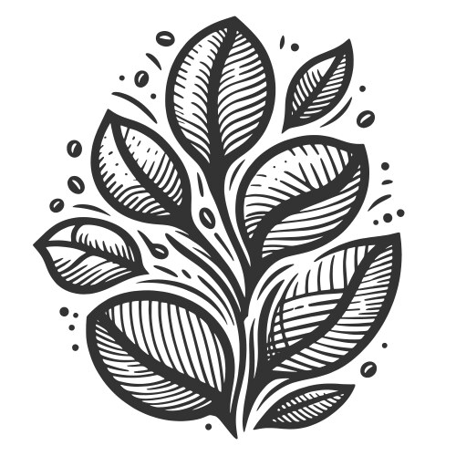 Leaf Black and White Vector Images (over 730,000)