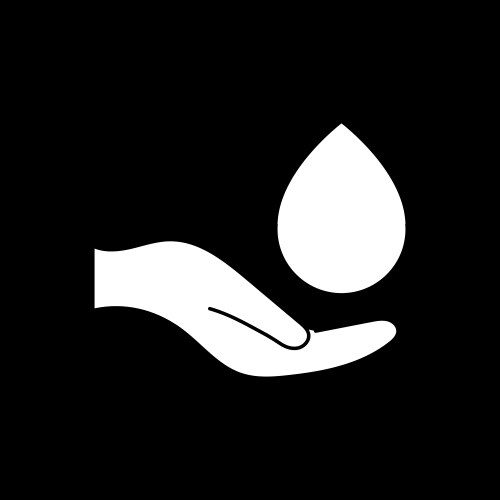 Charity give line icon logo image Royalty Free Vector Image