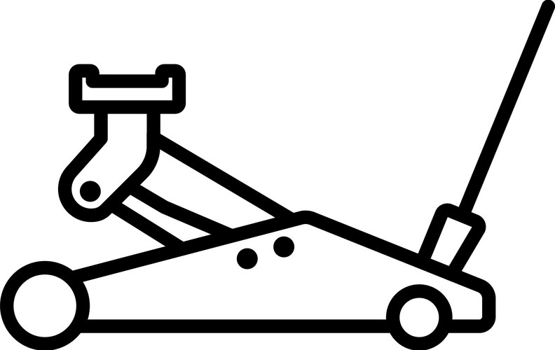 Hydraulic jack icon Royalty Free Vector Image - VectorStock Hydraulic jack icon Royalty Free Vector Image - VectorStock