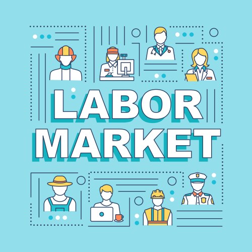 Labor rights protection concept icon Royalty Free Vector