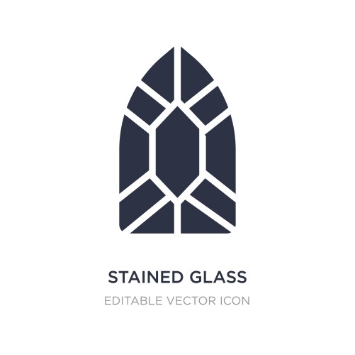Glass icon window company or building service Vector Image