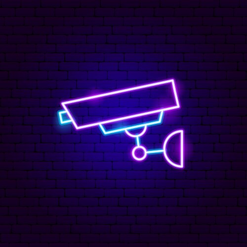 Film reel neon sign Royalty Free Vector Image - VectorStock