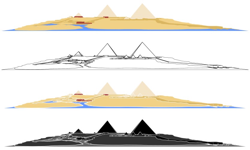 Nile egypt map Vector Images & Graphics for Commercial Use | VectorStock