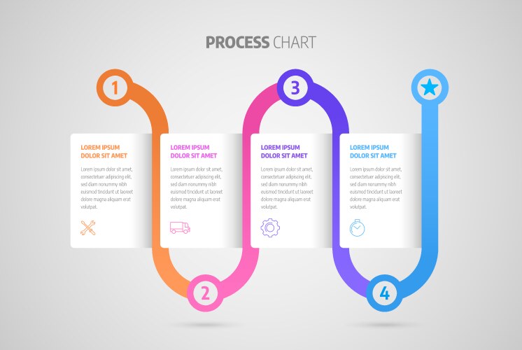 Business solutions infographic chart design Vector Image