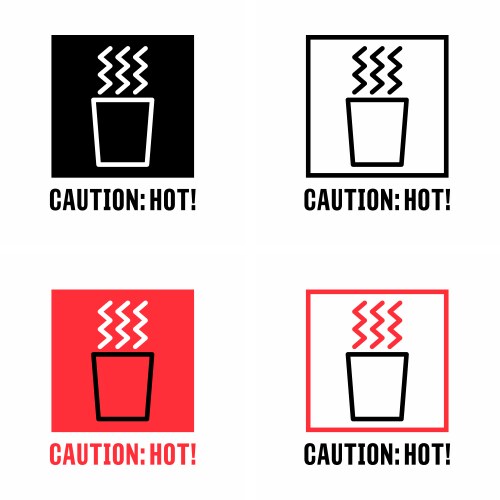 Caution Hot Coffee Vector Images (over 160)