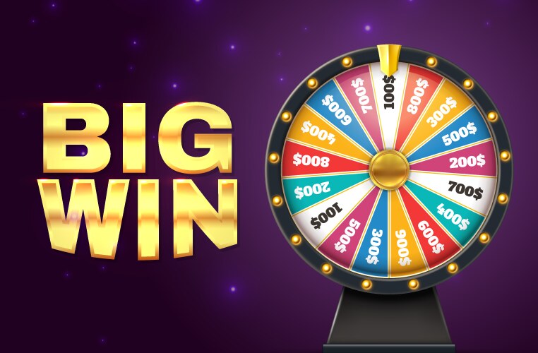 Lottery numbers flying realistic drawing Vector Image