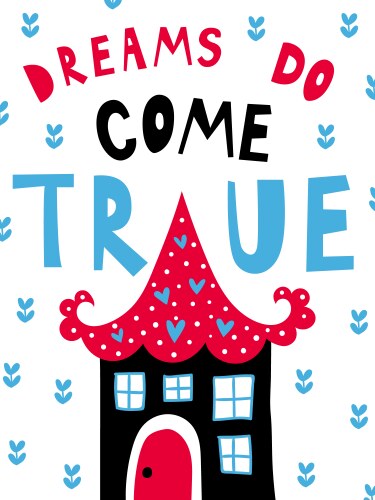 Typography motivational poster Royalty Free Vector Image