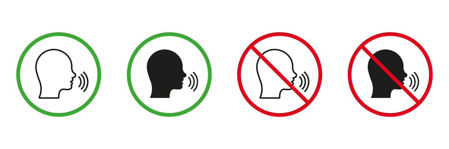 Please Keep Quiet Sign Vector Images (over 210)
