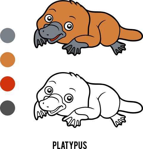 Platypus Outline Vector Images (over 200)