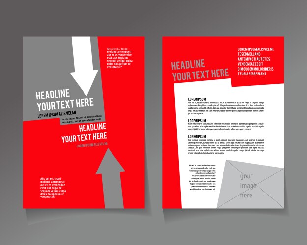 Editable a4 poster for design Royalty Free Vector Image