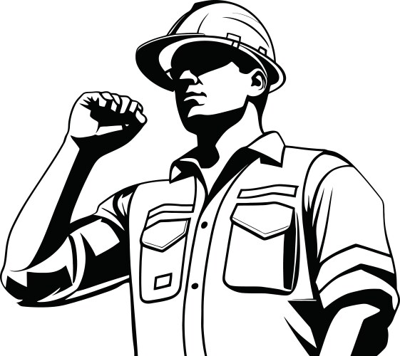 Cartoon Hard Working Man with Drill Vector Images (over 120)
