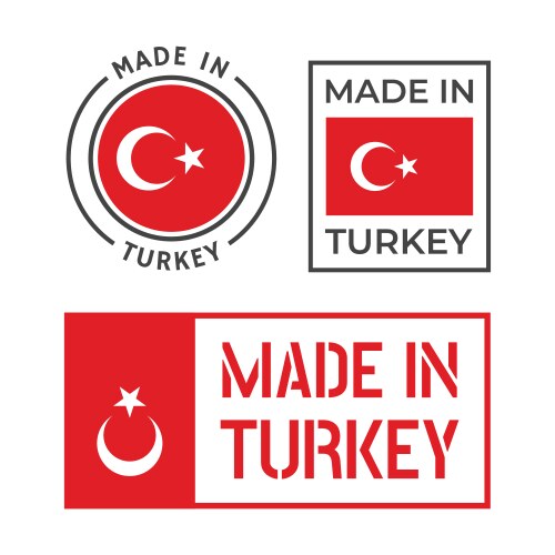 Set of country turkey culture and traditional Vector Image