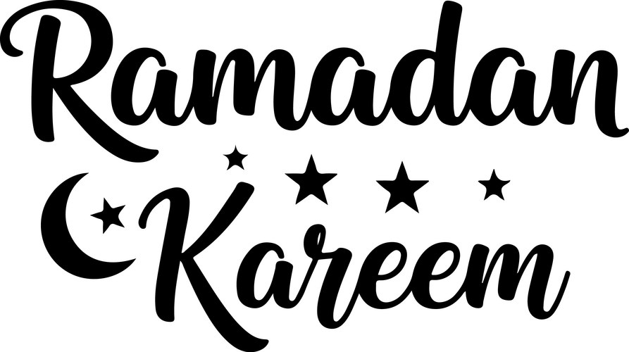 Ramadan Kareem Calligraphy Art – Royalty-Free Vector | VectorStock