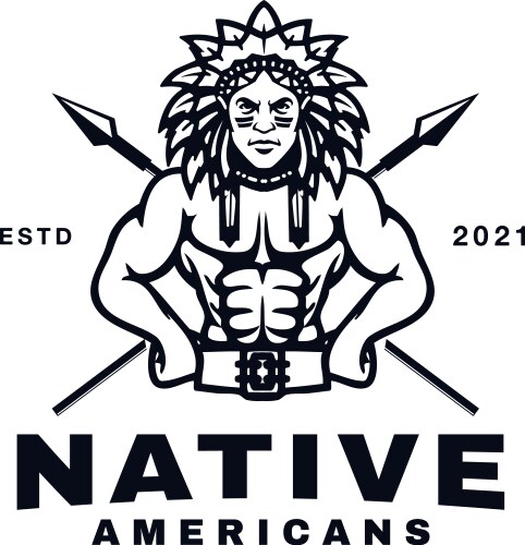 Native American Badge Logo Vector Images (over 650)