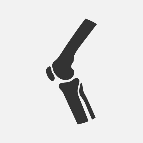 Human knee Royalty Free Vector Image - VectorStock