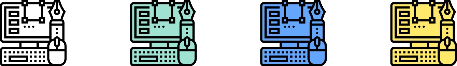 Computer Outline Vector Images (over 590,000)