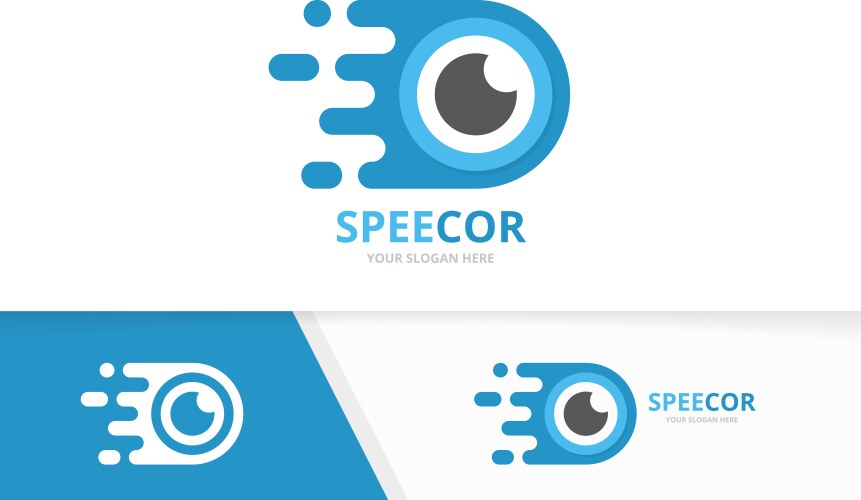 Optic vision logo Royalty Free Vector Image - VectorStock