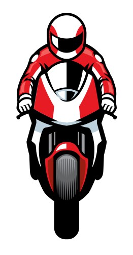 Sport superbike motorcycle Royalty Free Vector Image