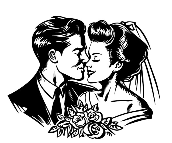Wedding Couple Logo Vector Images (over 60,000)