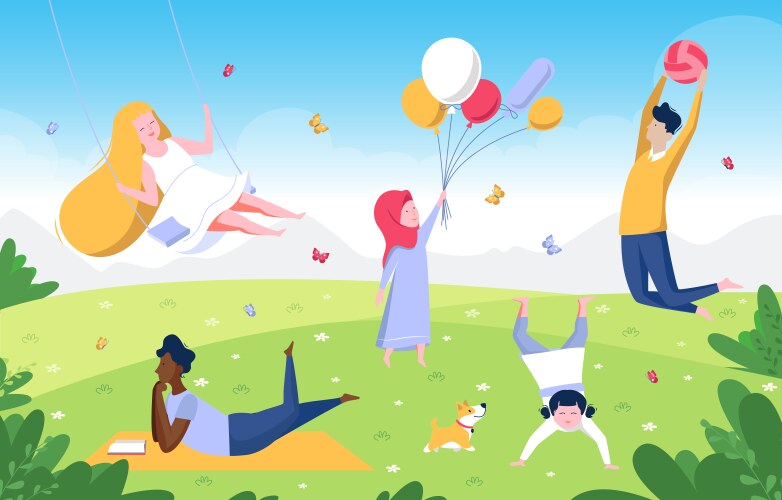 Colourful of a child s Royalty Free Vector Image