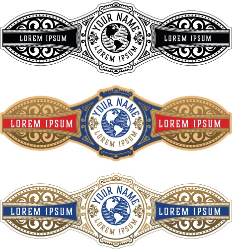 Template Cigar Label Vector Images (over 170)