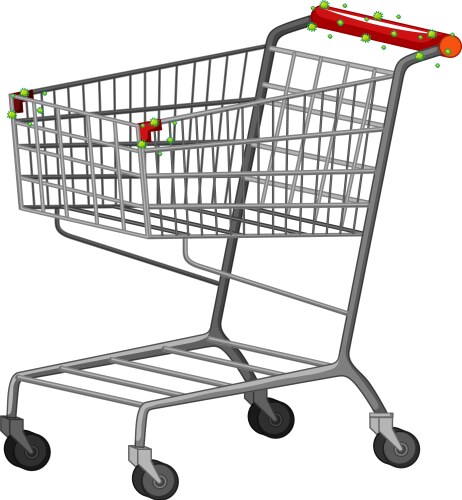 Shopping chart Royalty Free Vector Image - VectorStock