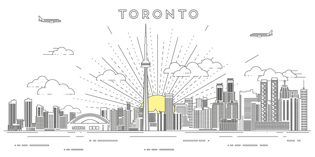 Toronto Skyline Vector Images (over 930)