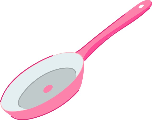 Food frying pan cartoon Royalty Free Vector Image