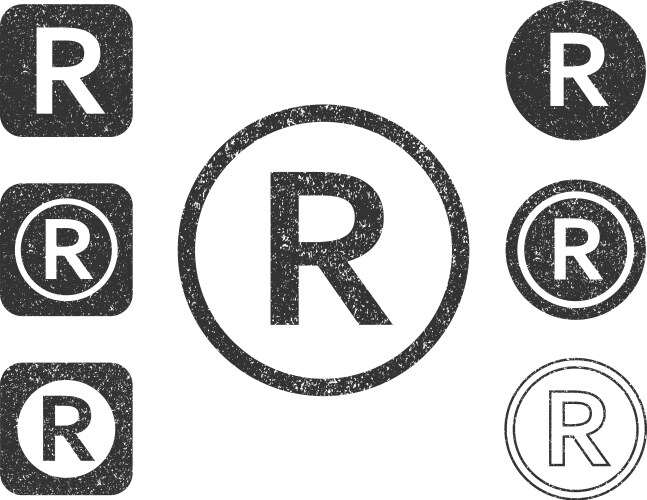Logo registered trademark Vector Images & Graphics for Commercial Use ...