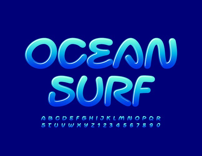 Alphabet Letters Surf Vector Images (over 1,400)