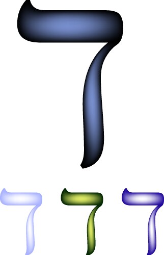 Hebrew Dalet Vector Images (13)