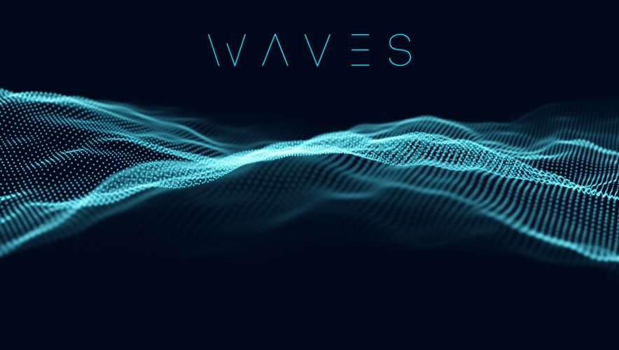 Music sound waves set Royalty Free Vector Image