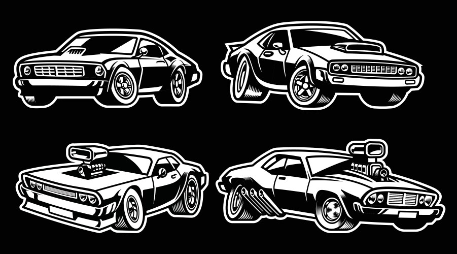 Muscle Car Vector Images (over 8,800)