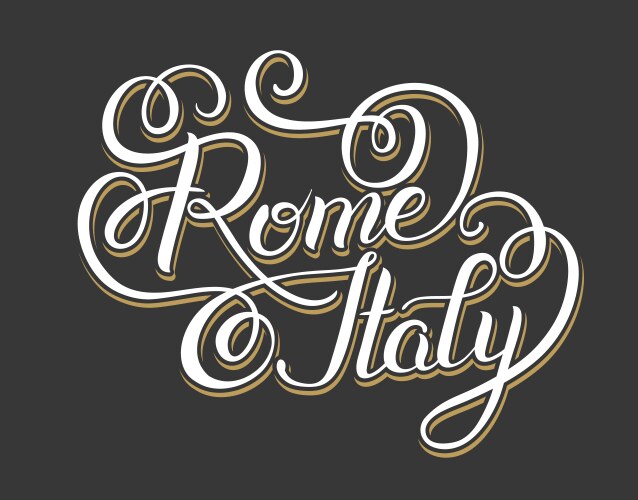 Congrats lettering handwritten modern calligraphy Vector Image