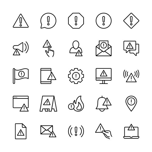 Attention Symbol Vector Images (over 140,000)