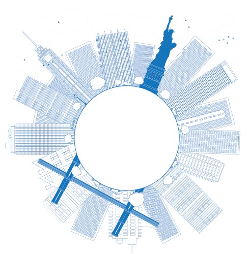 Manhattan Outline Vector Images (over 1,200)