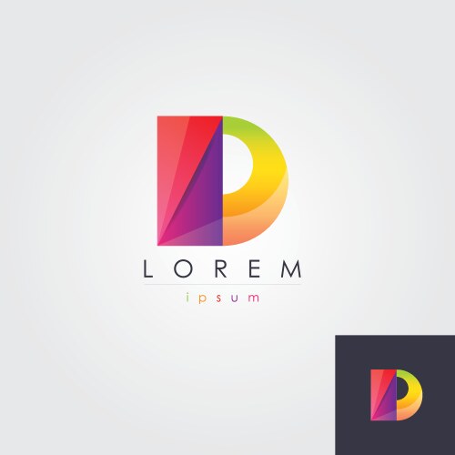 Letter D Colors Logo Vector Images (over 7,200)