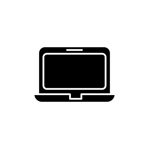 Keyboard icon set computer typing symbol Vector Image