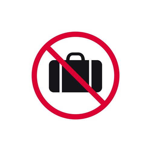No laptop sign forbidden pc symbol Royalty Free Vector Image