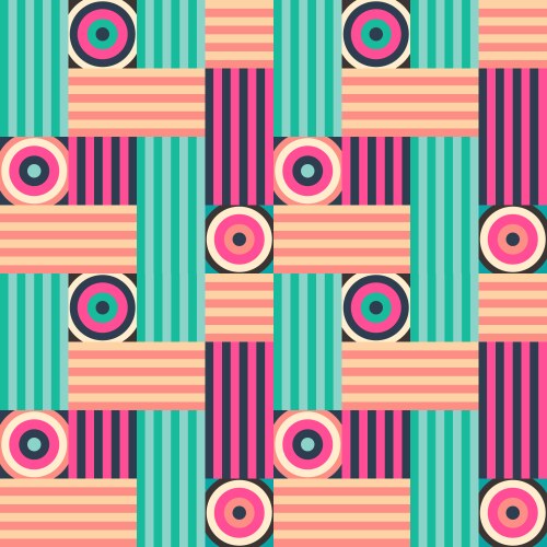 Bright summer seamless pattern assembled Vector Image