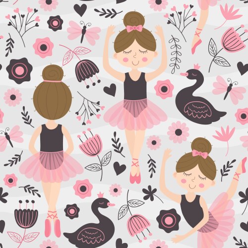 Cute Ballerina Vector Images (over 5,200)