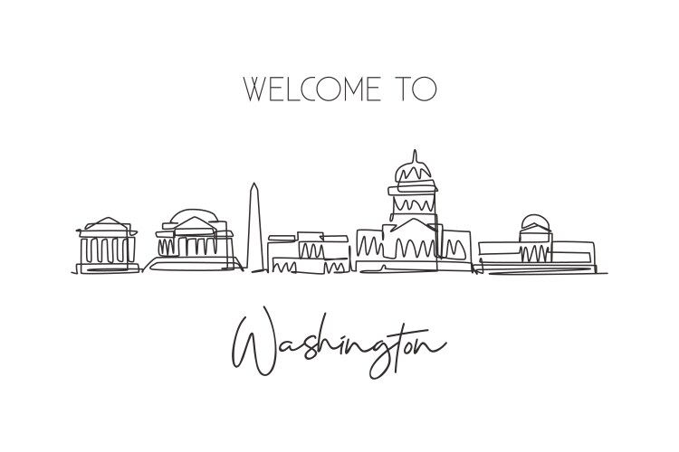 Washington Dc Skyline Outline Vector Images (over 170)