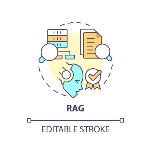 Comprehension limitations multi color concept icon