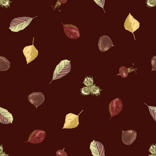 Hand drawn maple leaf Royalty Free Vector Image